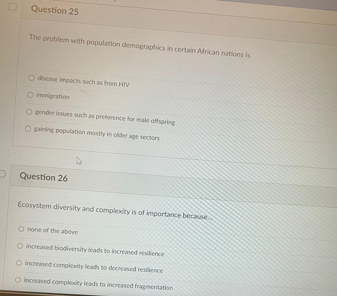 Solved The problem with population demographics in certain | Chegg.com