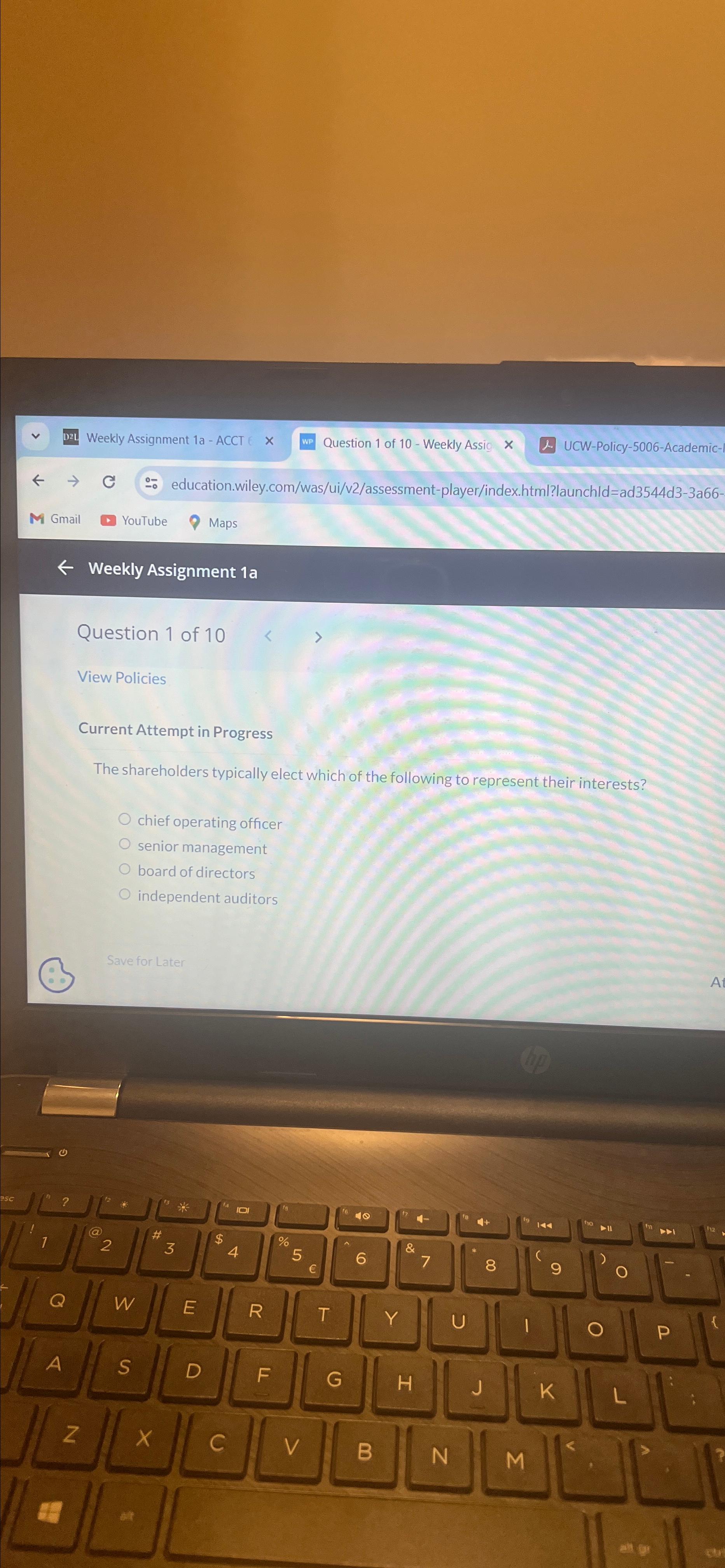 Solved Weekly Assignment 1aquestion 1 ﻿of 10view 3809