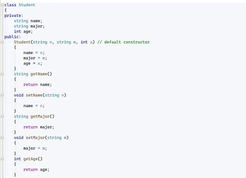 Solved So i made the class but I dont know what to write in | Chegg.com