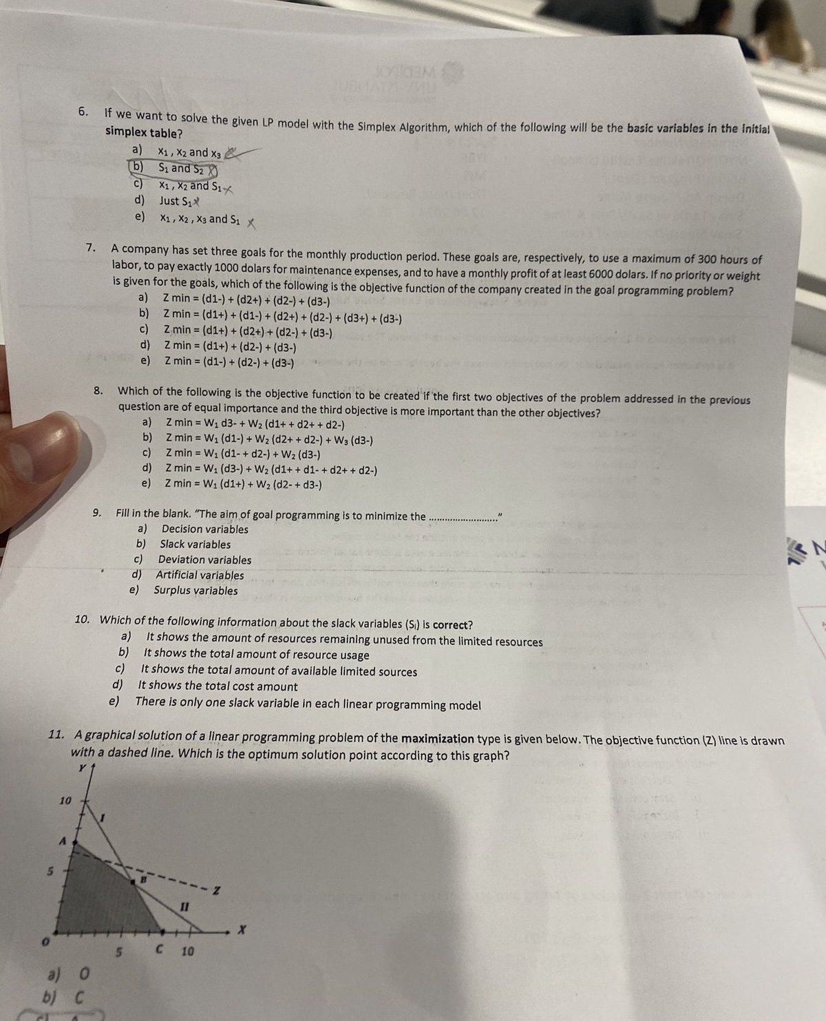 Solved If we ﻿want to ﻿solve the given LP ﻿model with the | Chegg.com