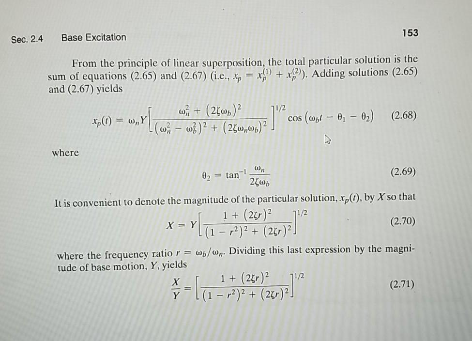 Solved Problem #2) (20 points) Drive equation (2.70) from | Chegg.com