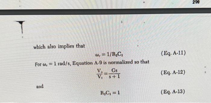 Solved A. IST ORDER FILTER (FIG. B-1) General Formula: At | Chegg.com