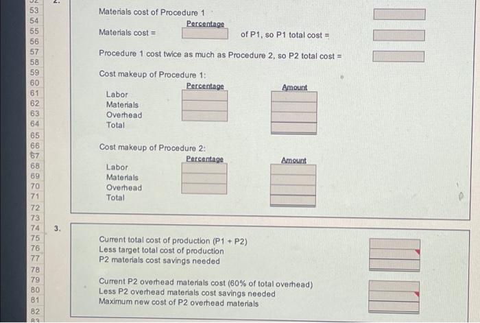 Solved Total Cost of Production = Cost of Procedure 1(P1)+ | Chegg.com