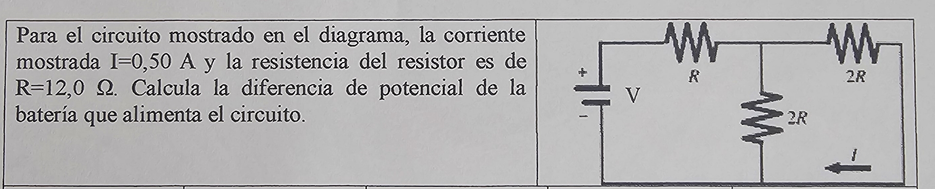 Solved by an EXPERT Para el circuito mostrado en el diagrama, la | Chegg.com