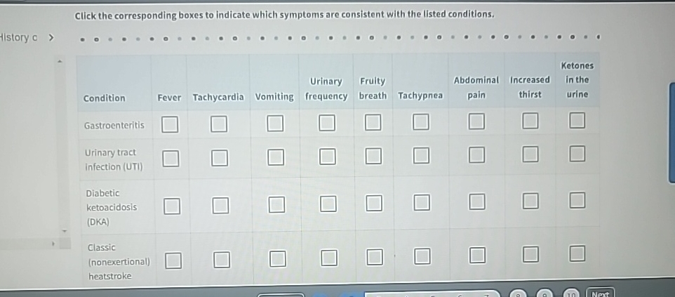 Solved Click the corresponding boxes to indicate which | Chegg.com