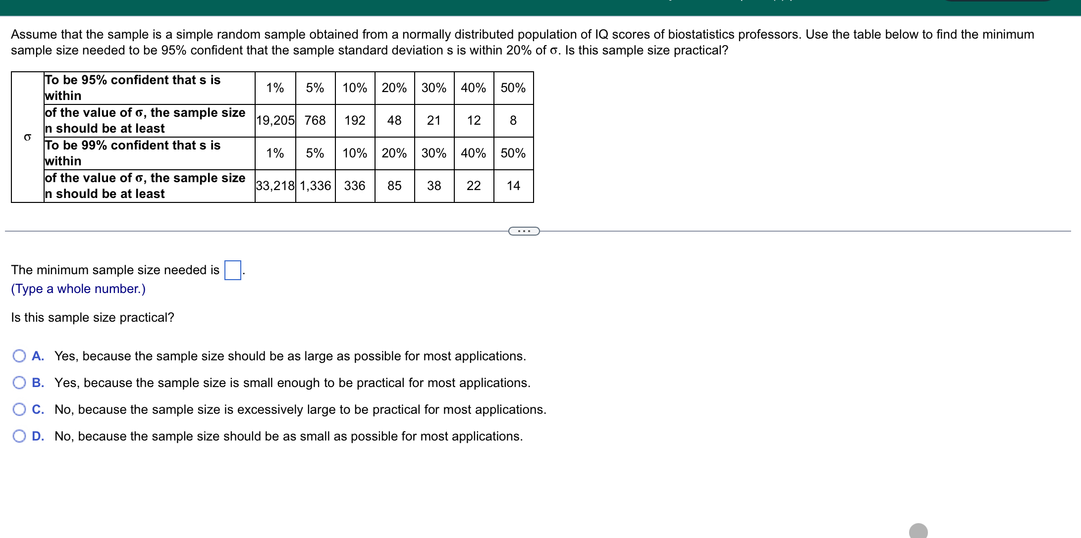 Assume that the sample is a simple random sample | Chegg.com