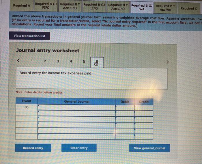 Solved Problem 5-19A Effect of different inventory cost flow | Chegg.com
