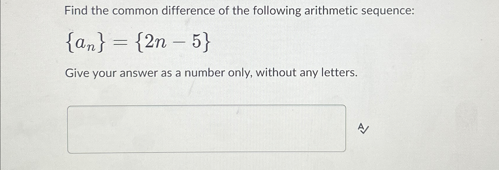 Solved Find the common difference of the following | Chegg.com
