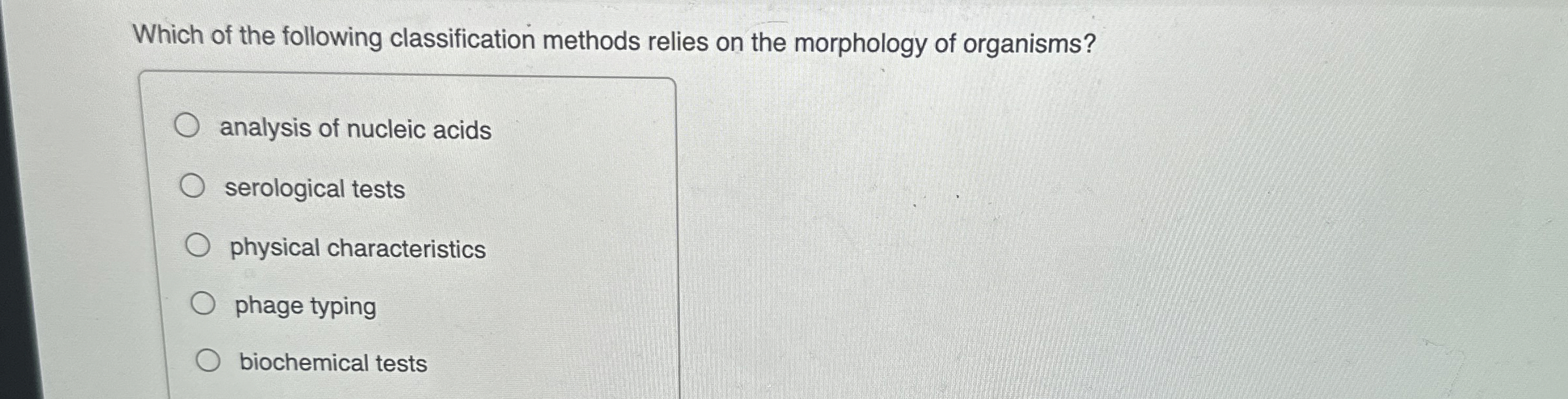 Solved Which of the following classification methods relies | Chegg.com
