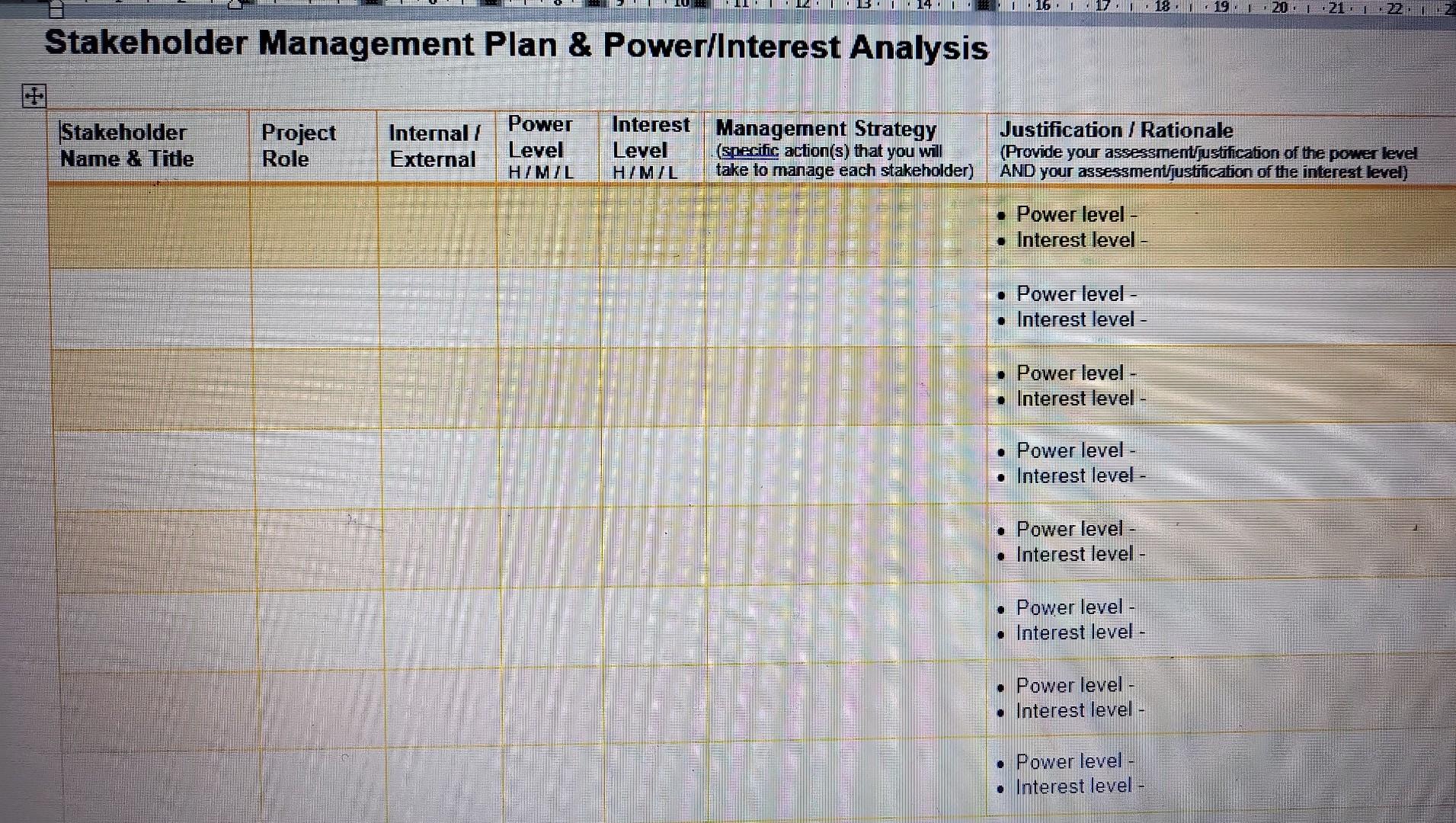 Solved Prepare the following Document . 1. A Stakeholder | Chegg.com