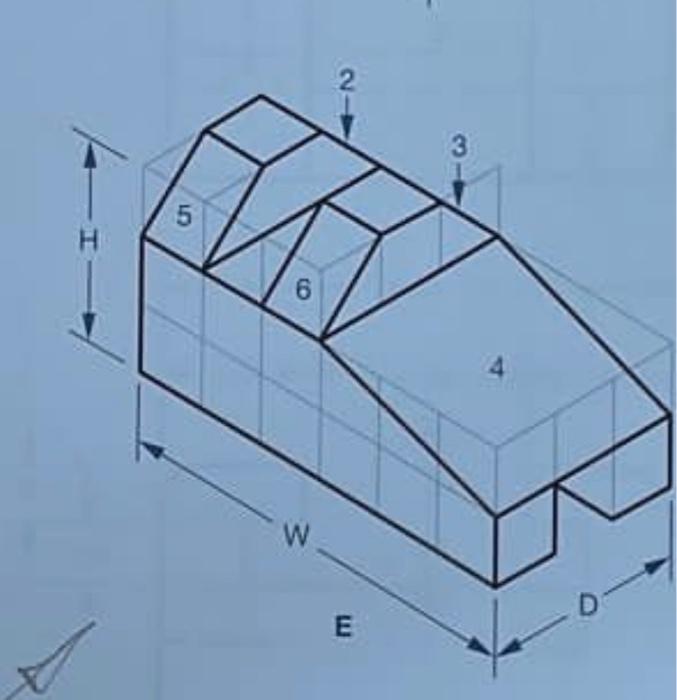 Solved Draw it , front, side and top view | Chegg.com