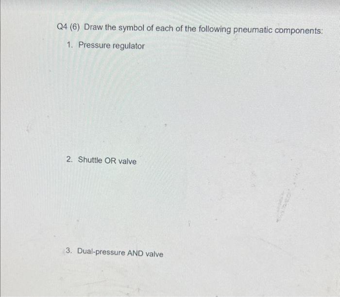Solved Q4 (6) Draw the symbol of each of the following | Chegg.com