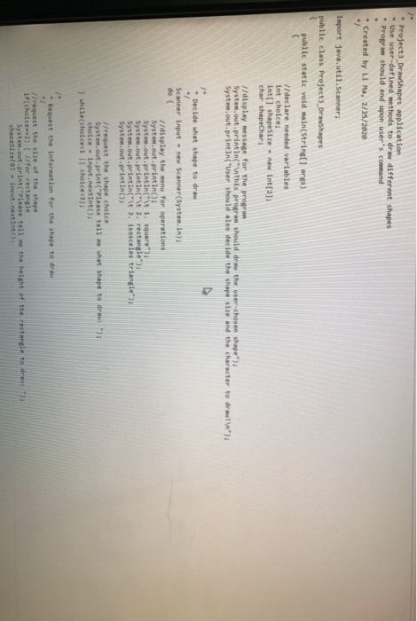 Solved Problem Description Modify the provided Java program | Chegg.com