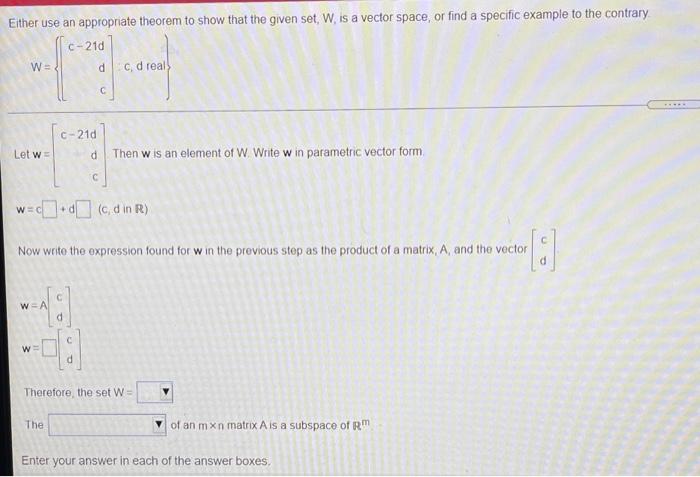 Solved Either use an appropriate theorem to show that the | Chegg.com