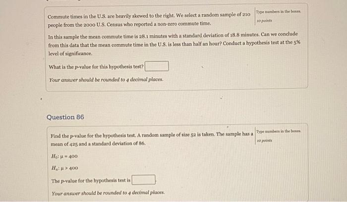 Solved Type numbers in the boxes Part 1: 5 points Parta: 5 | Chegg.com