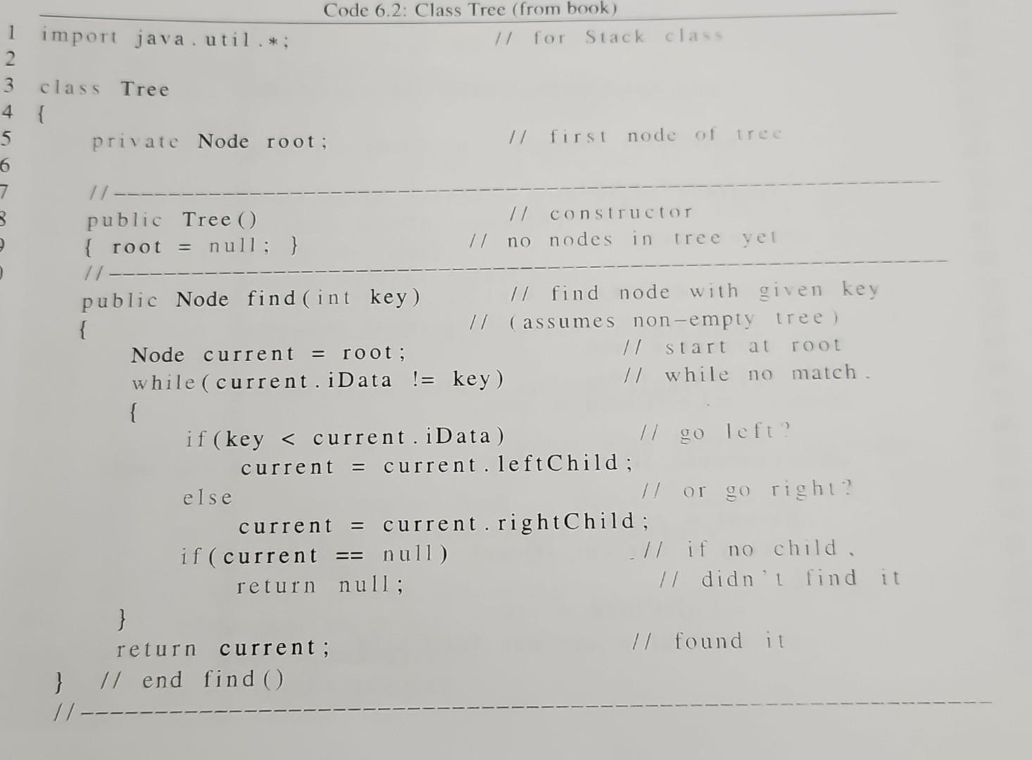 Solved Code 62 Class Tree From Book Import Javautil