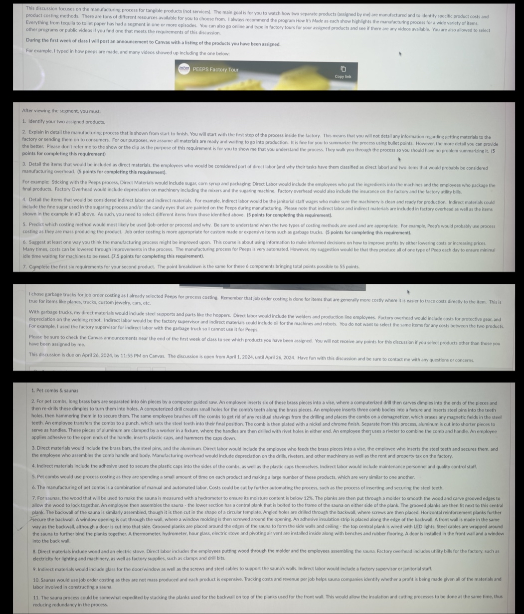 Solved This is all part of one assignment. Please read | Chegg.com