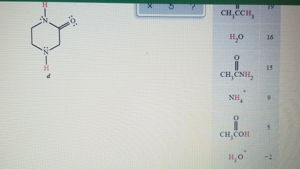 Solved Using only the information in the pK, table below, | Chegg.com