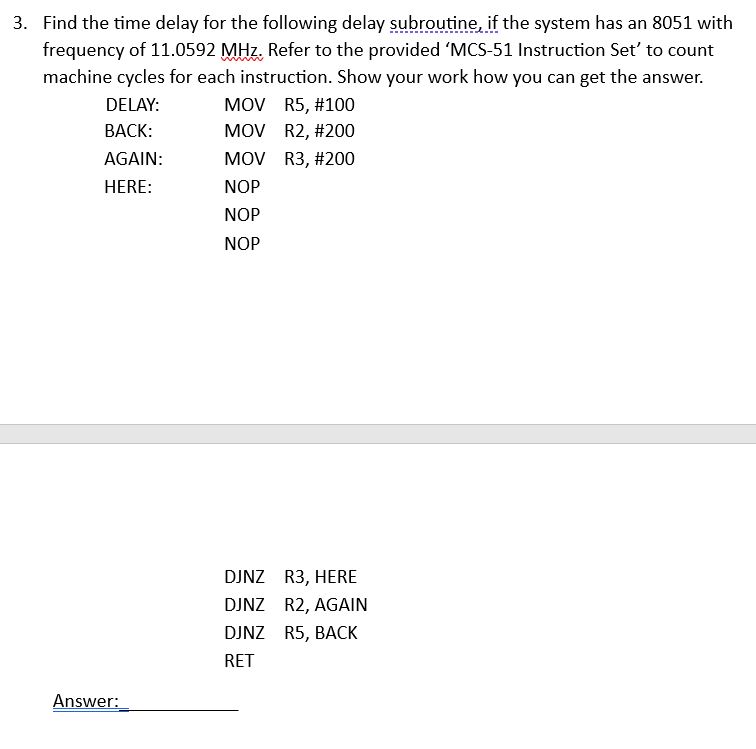 Solved Find the time delay for the following delay | Chegg.com