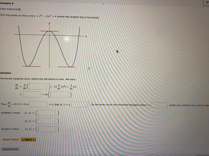Solved Find the points on the curve y=x4−12x2+4 where the | Chegg.com