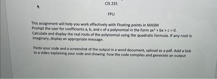 Solved dont need a video at all but can you share your | Chegg.com