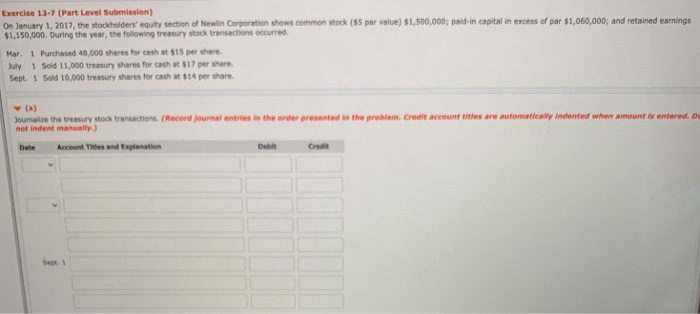 Solved Exercise 13-7 (Part Level Submission) On January 1, | Chegg.com