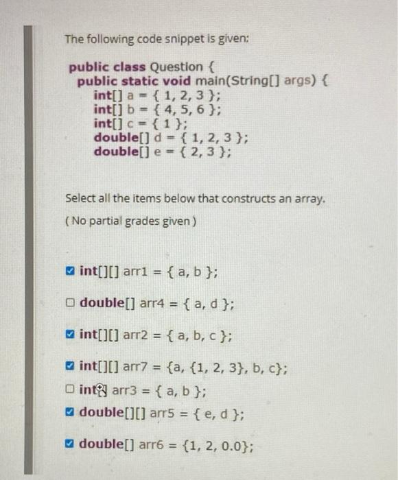 Solved The following code snippet is given: public class | Chegg.com