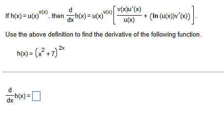 Solved If h(x)=u(x)v(x), ﻿then | Chegg.com