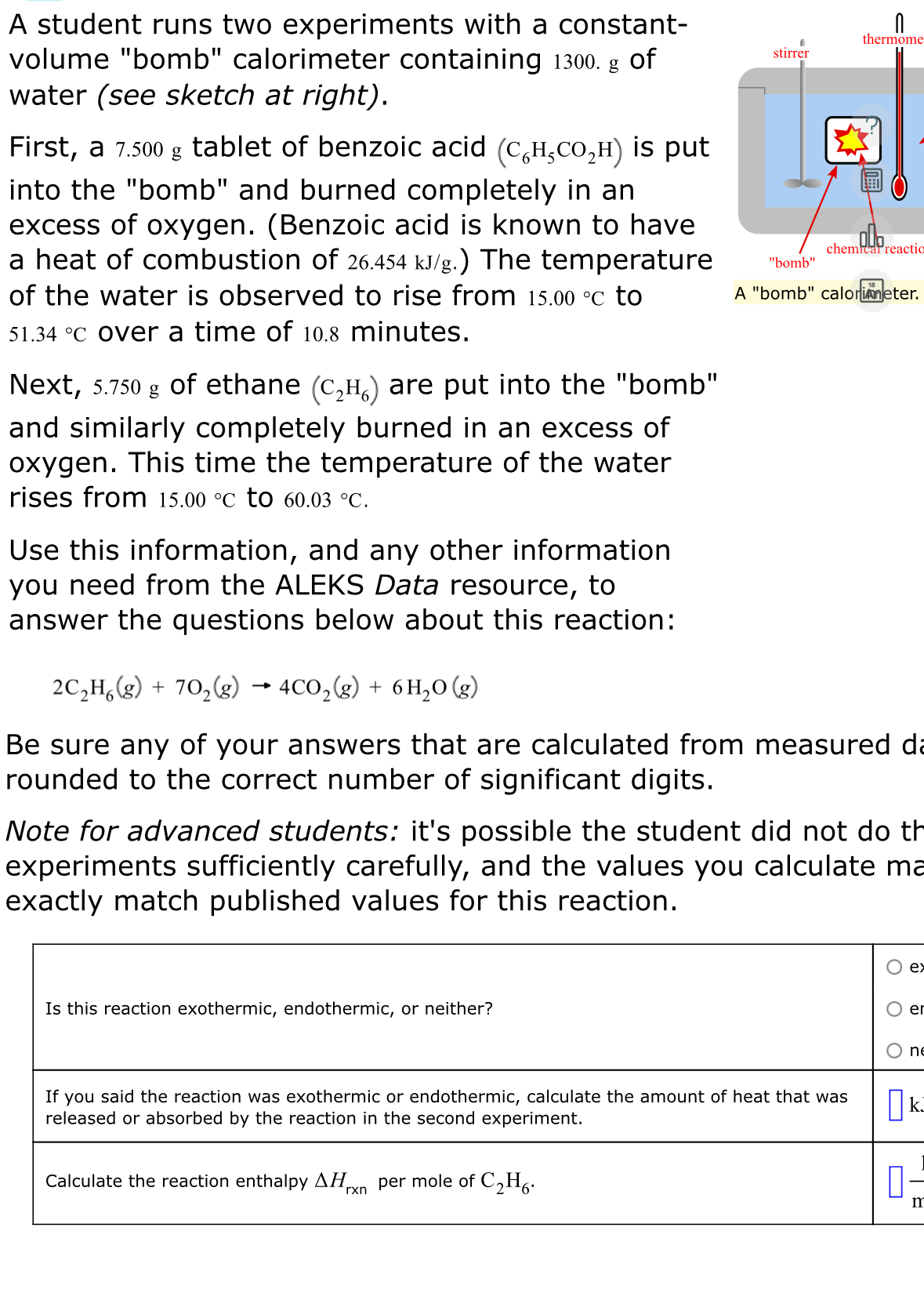 Solved A student runs two experiments with a constantvolume | Chegg.com