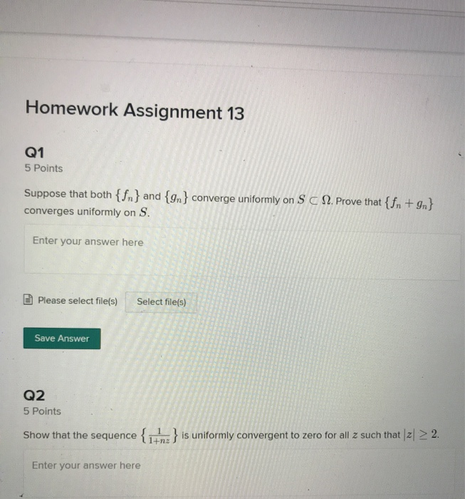 Solved Homework Assignment 13 Q1 5 Points Suppose that both | Chegg.com