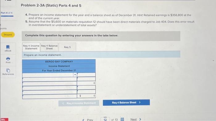 Solved Required information Problem 2-3A (Static) Computing | Chegg.com