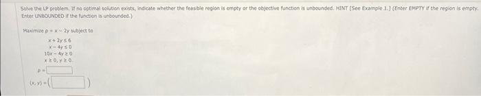Solved Enter UNBOUNDED if the function is unbounded.) | Chegg.com