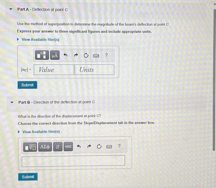Solved Learning Goal: To determine the deflection and slope | Chegg.com