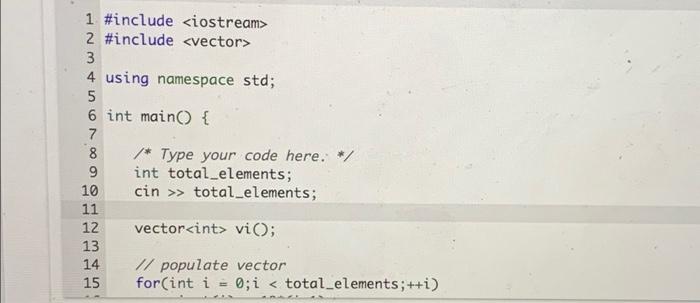 Solved // populate vector for(int i=0;i