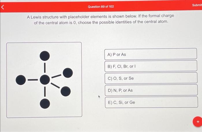 Solved Question 88 of 102 Su Draw the Lewis structure of NCO | Chegg.com
