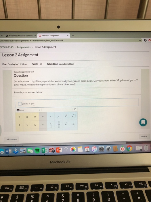 Solved Northwest Arkansas Con X Lesson 2 Assignment | Chegg.com