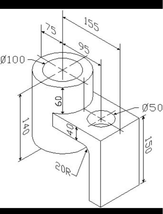 Solved draw me this isometric drawing in Autocad . send me | Chegg.com