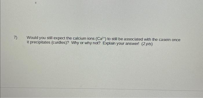 Solved Would you still expect the calcium ions (Ca2+) to | Chegg.com
