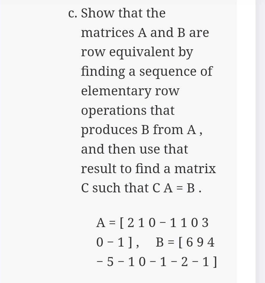 Solved a. Use the inversion algorithm to find the inverse of | Chegg.com