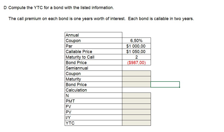 explain the formulas and compuations of green boxes | Chegg.com