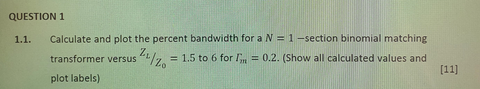 QUESTION 11.1.Calculate and plot the percent | Chegg.com