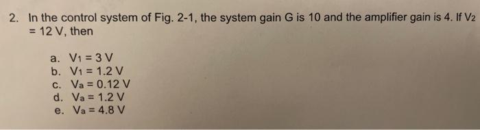 Solved Fig. 2-1 Control system to vary the speed of a DC | Chegg.com