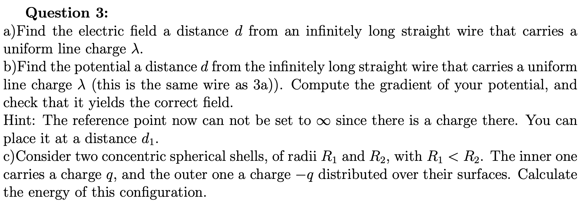 Solved This is a question of electrodynamics:Question | Chegg.com