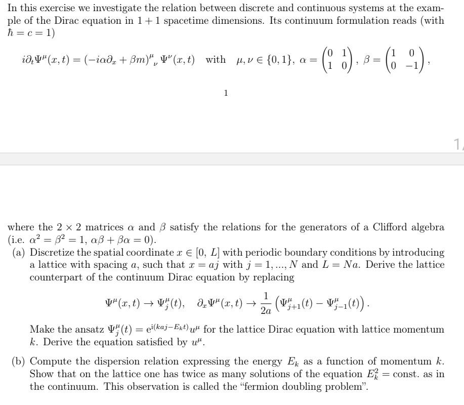 Solved In this exercise we investigate the relation between | Chegg.com