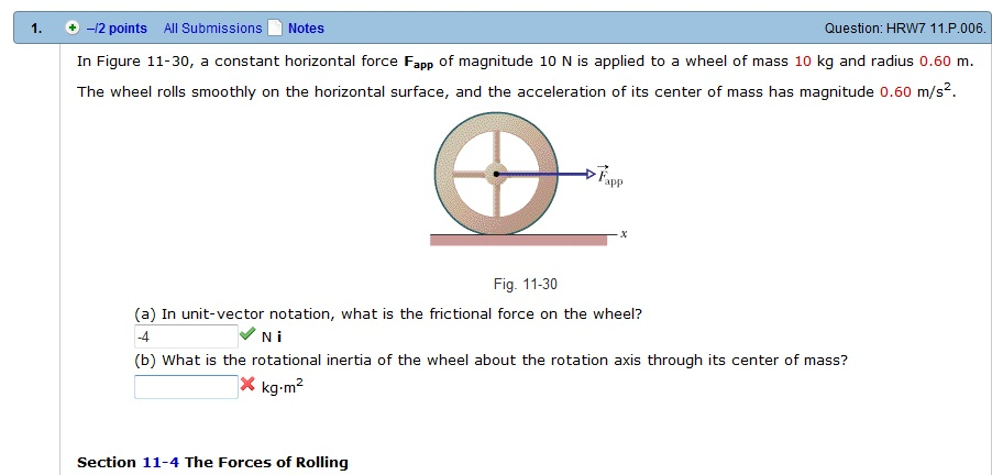 Solved In Figure 11-30, a constant horizontal force Fapp of | Chegg.com