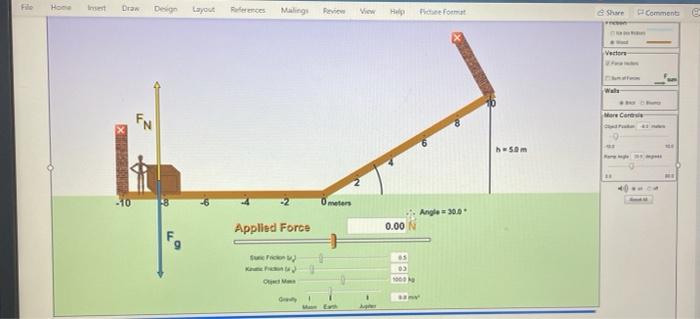 RAMPS: Forces and Friction Free Body Diagram Show Hd | Chegg.com
