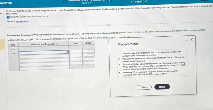 Solved for January: Q (Click the loon lo viow the | Chegg.com Solved for January: Q (Click the loon lo viow the | Chegg.com