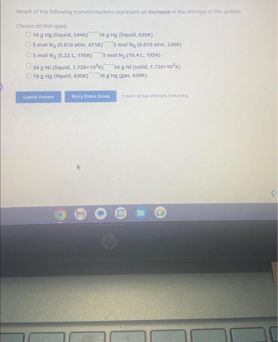 Solved Which of the following transformations represent an | Chegg.com