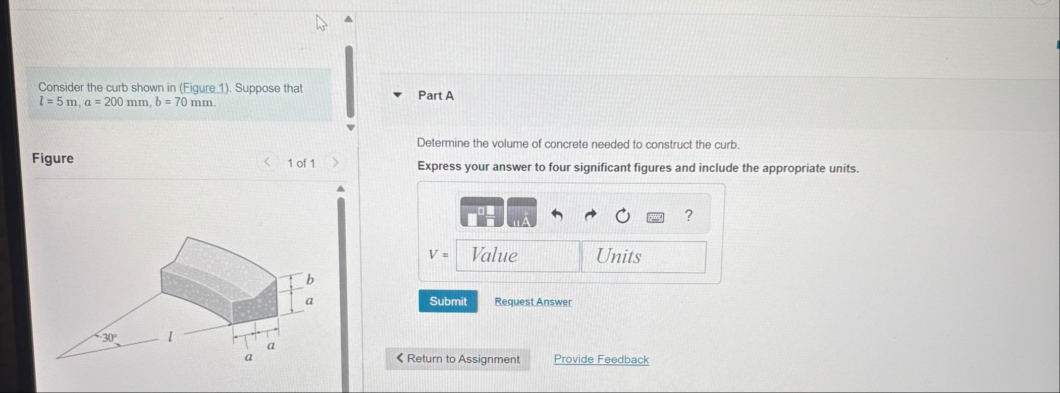 Solved Consider the curb shown in (Figure 1). ﻿Suppose that | Chegg.com