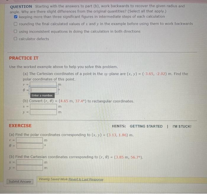 Solved QUESTION Starting with the answers to part (b), work | Chegg.com
